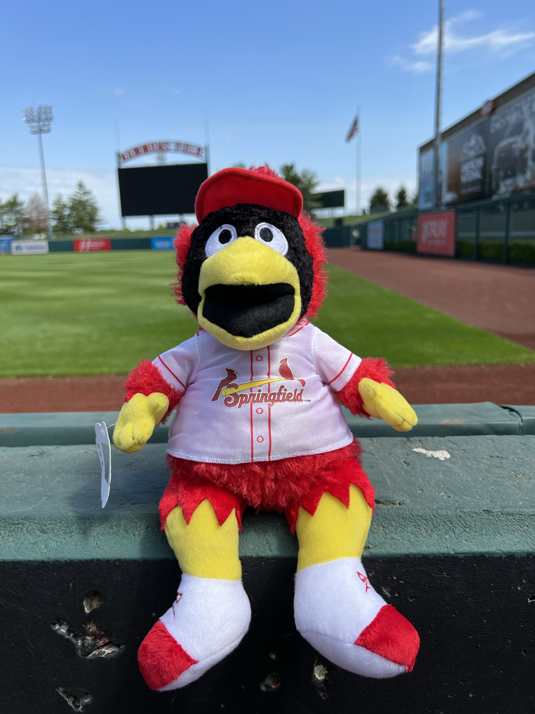 Plush Louie Mascot – Springfield Cardinals